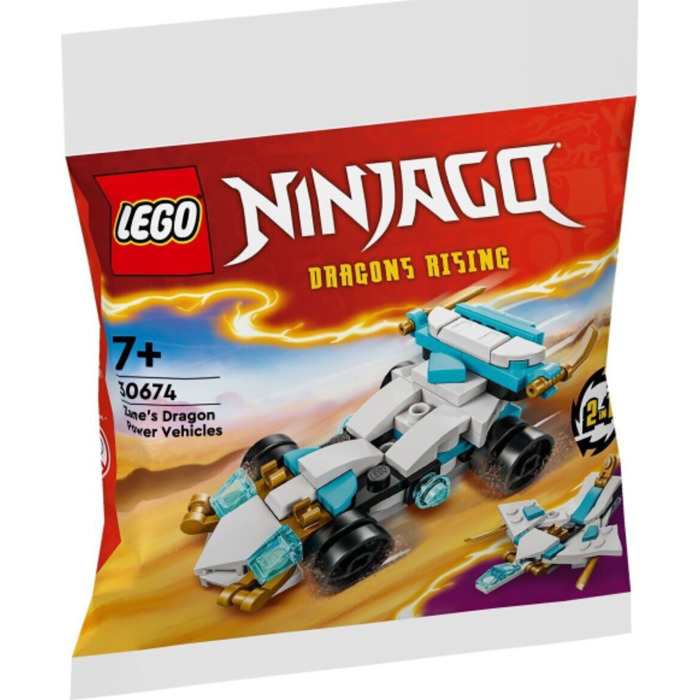 LEGO Zane's Dragon Power Vehicles Set 30674 Packaging Set | Brick Owl ...