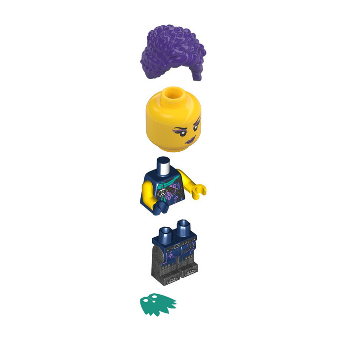 LEGO Zoey with Dark Blue Robe and Cape Minifigure | Brick Owl - LEGO ...