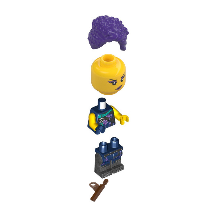 LEGO Zoey with Dark Blue Robe and Quiver Minifigure | Brick Owl - LEGO ...