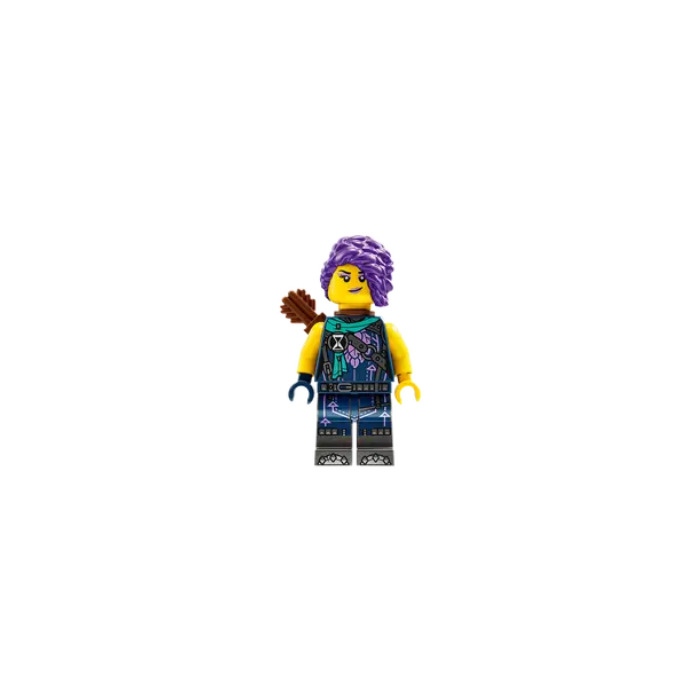 LEGO Zoey with Dark Blue Robe and Quiver Minifigure | Brick Owl - LEGO ...