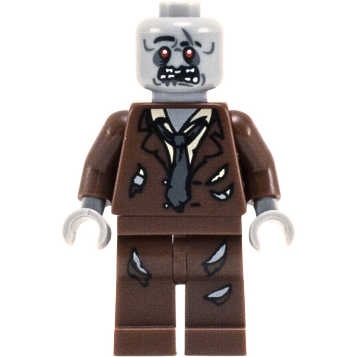 LEGO Zombie with Brown Suit Minifigure | Brick Owl - LEGO Marketplace
