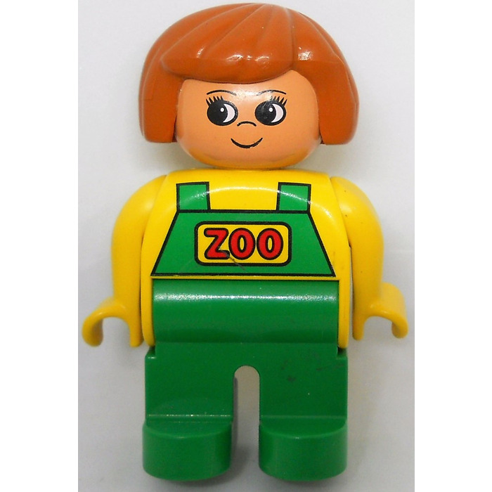 LEGO Zoo Keeper with Green Overalls Duplo Figure | Brick Owl - LEGO ...