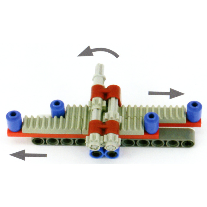 이소가와 요시히토 Simple Machines - Opposing Rack and Pinion #58B | Brick Owl ...