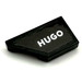 LEGO Tile 1 x 2 45° Angled Cut Left with HUGO Sticker (5091) | Brick ...
