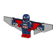LEGO Captain America (Sam Wilson) with Wings and Red Boots Minifigure ...
