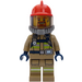 LEGO Firefighter with breathing mask and oxygen tank Minifigure ...