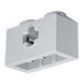 LEGO Medium Stone Gray Brick 1 x 2 with Axle Hole with Bottom Supports ...
