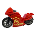 LEGO Motorcycle Sport Bike with Black Frame, medium stone grey Wheels ...