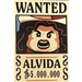 LEGO Tile 2 x 3 with ALVIDA Wanted Poster 5.000.000 Berry (26603 ...