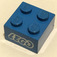 LEGO Azul Ladrillo 2 x 2 con LEGO logo (3003) | Brick Owl - LEGO ...