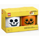 LEGO Minifigure Head Storage Container Large - Pumpkin and Skeleton Set ...