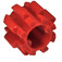 LEGO Red Gear with 8 Teeth Type 2 (8169 / 10928) | Brick Owl - LEGO ...