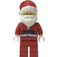 LEGO Santa with Fur Jacket (Copper Belt, White Eyebrows, Cheek Lines ...