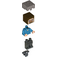 LEGO Steve con full iron Armadura minifigura | Brick Owl - LEGO Mercado