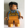 LEGO Frau mit Orange Overalls Duplo-Figur | Brick Owl - LEGO Marktplatz