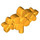 LEGO Bright Light Orange Flowers with Small Pin (7737) | Brick Owl