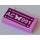 LEGO Bright Pink Tile 1 x 2 with 'AC', butterfly and '091' Sticker with ...