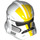 LEGO Clone Trooper Helmet (Phase 2) with Holes with 327th Yellow ...