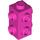 LEGO Dark Pink Brick 1 x 1 x 1.6 with Six Side Studs (7729) | Brick Owl