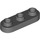 LEGO Dark Stone Gray Plate 1 x 3 with Rounded Ends (77850) | Brick Owl