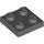 LEGO Dark Stone Gray Plate 2 x 2 (3022) | Brick Owl