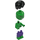 LEGO Hulk with Dark Purple Pants and Tousled Hair Minifigure | Brick Owl