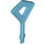 LEGO Medium Azure Tile Remover Key with Diamond (78169) | Brick Owl