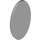 LEGO Medium Stone Gray Oval Shield (5728 / 92747) | Brick Owl