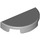 LEGO Medium Stone Gray Tile 1 x 2 Half Circle (1748) | Brick Owl