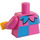 LEGO Minifig Torso Jester Costume with Dark Azure and Music Note (3814 ...
