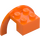 LEGO Orange Mudguard Brick 2.5 x 4 x 1.7 with Wheel Arch (50745 ...