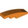 LEGO Orange Slope 1 x 4 Curved with 'we are grip' (61678) | Brick Owl