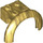 LEGO Pearl Gold Mudguard Brick 2.5 x 4 x 1.7 with Wheel Arch (50745 ...