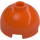 LEGO Reddish Orange Brick 2 x 2 Round with Dome Top (with Axle Holder ...