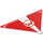 LEGO Sail 10 x 15 with Red and White Triangles and ‘M’ (114293) | Brick Owl