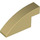 LEGO Tan Slope 1 x 4 x 1.3 Curved (3573) | Brick Owl