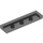 LEGO Transparent Black Tile 1 x 4 (2431) | Brick Owl