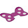 LEGO Transparent Large Bow with Polka Dots and Pink Edges (77787 ...