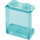 LEGO Transparent Light Blue Panel 1 x 2 x 2 with Side Supports, Hollow ...